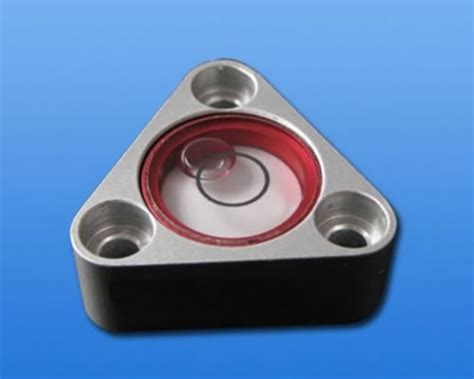 Flange Metal Square Spirit Bubble Level Vials Triangular Spirit Level