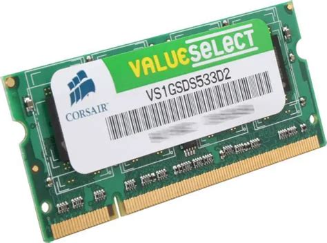 Corsair 1gb 200 Pin Ddr2 So Dimm Ddr2 533 Pc2 4200 Laptop Memory