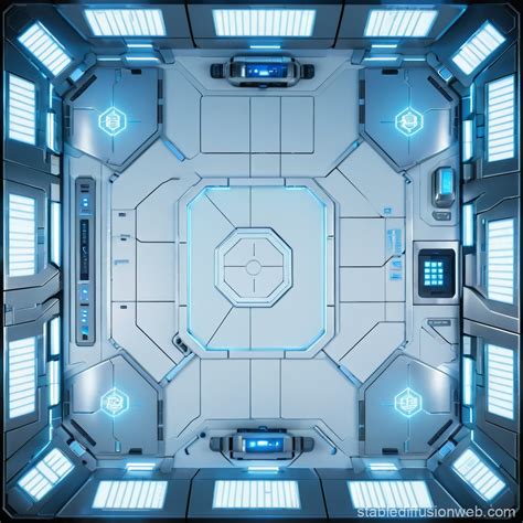 Futuristic Medical Laboratory Floor Texture Stable Diffusion Online