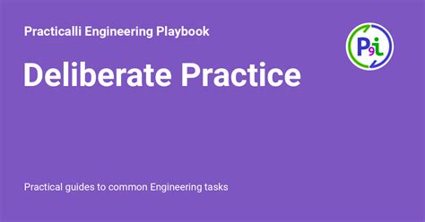 Deliberate Practice Practicalli Engineering Playbook