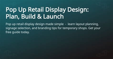 Pop Up Retail Display Design Guide 2026 4over4com