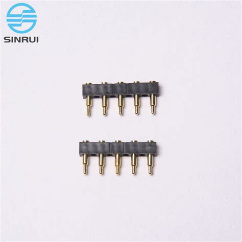 Buy Wholesale China Oem Factory Customized Pitch Pin Brass Plated Gold Smt With Tail Through