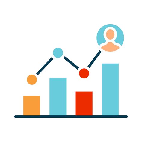 Data Analysis Line Icon Monitor Graph Data Analysis Statistics