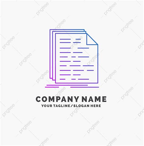 código codificación doc programación script purple business logo temp