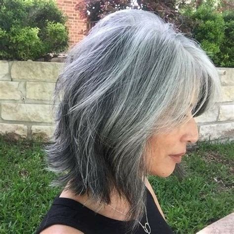50 Elegant Salt And Pepper Hair Color Ideas For Women Hair Motive