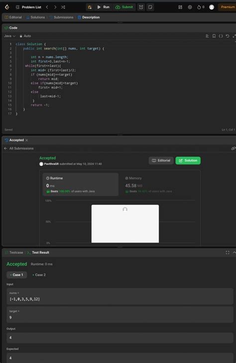 Pavithra G R On Linkedin Problemsolving Leetcode Codingjourney