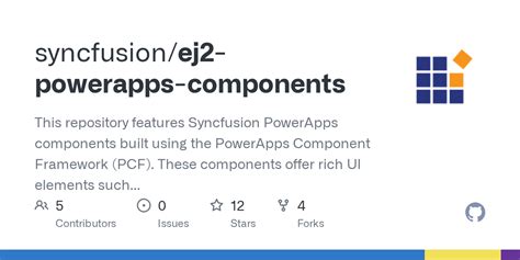 GitHub Syncfusion Ej Powerapps Components This Repository Features Syncfusion PowerApps