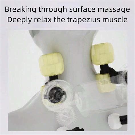 New Shoulder And Neck Massager For Scalene Muscle Kneading Lifting And Hot Compress Promote