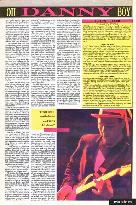 Oh Danny Boy Mm Sep 87