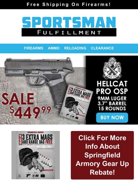 Fin Feather Fur Outfitters Springfield Hellcat Pro 44999 3 Free