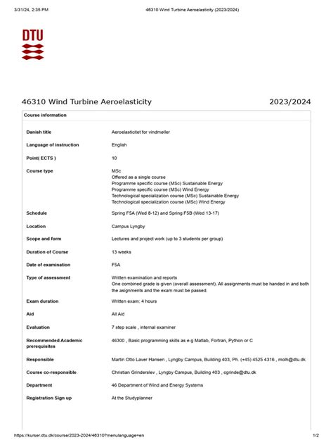 Wind Turbine Aeroelasticity 2023 2024 Download Free Pdf Turbulence Master Of Science