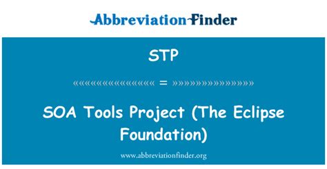 Stp Significa Proyecto Herramientas Soa Eclipse Foundation Soa Tools Project The Eclipse