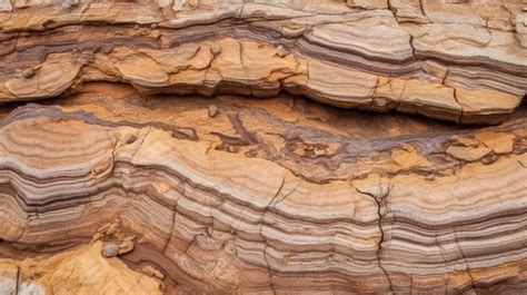 High Resolution Background Of Sedimentary Rock Texture In Beautiful