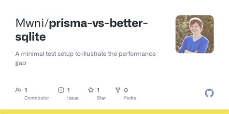 GitHub Mwni Prisma Vs Better Sqlite A Minimal Test Setup To Illustrate The Performance Gap