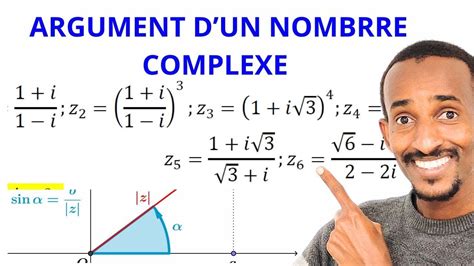 argument d un nombre complexe youtube