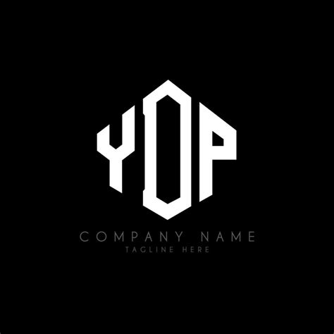 Ydp Letter Logo Design With Polygon Shape Ydp Polygon And Cube Shape
