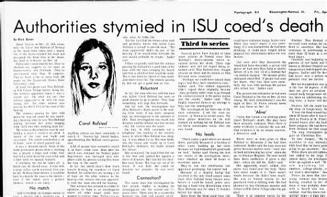 Chronikle 66 Carol Rofstad Case The Certified Roarikle