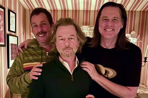 Jim Carrey Celebrates 62nd Birthday At Party With Adam Sandler David