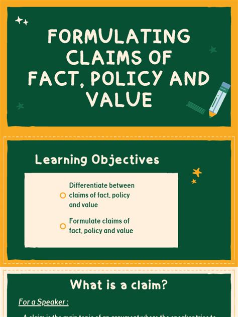 Formulating Claims Of Fact Policy And Value Pdf Morality Policy