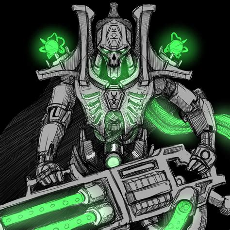 Necron Lord Necrons Warhammer 40000 Wh40k Warhammer 40k ваха