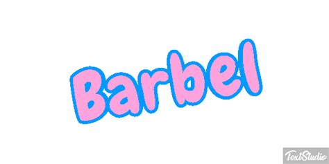 Barbel Name Animated  Logo Designs