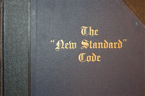 External Figure 12 The “new Standard” Code