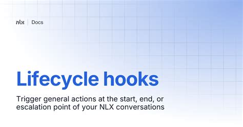 Lifecycle Hooks Docs