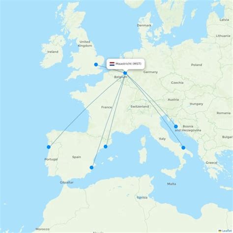 Maastricht Mst Flight Routes And Destinations Flight Routes
