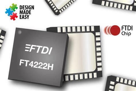 USB to SPI I²C bridge chip from FTDI IO rich and power effici