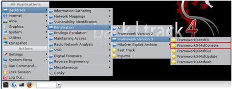 metasploit getting started on backtrack 4 configure ip address