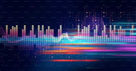 다채로운 오디오 파형 추상 기술 배경 디지털 이퀄라이저 기술 대표 사진 Unsplash의 소음 이미지