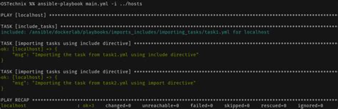 Work With Include And Import Statements In Ansible Ostechnix