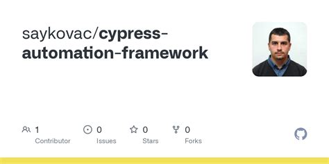 Github Saykovaccypress Automation Framework