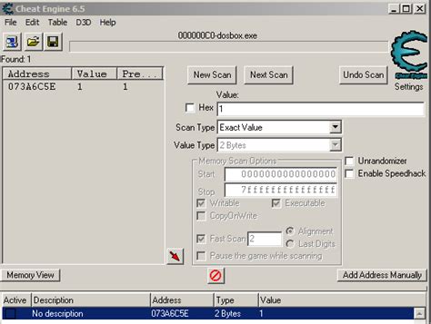 Cheat Engine View Topic Trying To Hack Dos Game