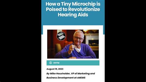 Microc Hip To Revolutionize Hearing Aids Youtube