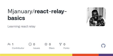 GitHub Mjanuary React Relay Basics Learning React Relay
