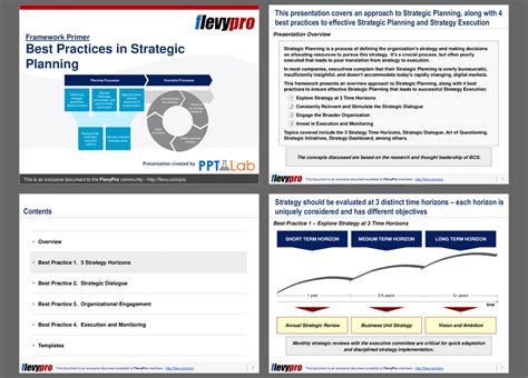 Best Practices In Strategic Planning Ppt Slide Deck