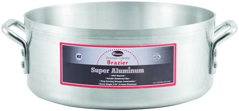 Winco Usa Super Aluminum Braizer Heavy Weight 15 Quart