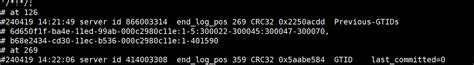Pymysqlbinlog 解析binlog中的gtid Gtidlogeventpreviousgtidslogevent