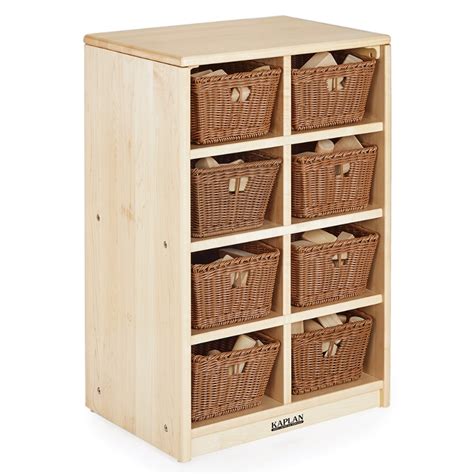 Premium Solid Maple 8 Cubby Storage