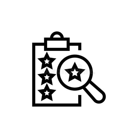 Assessment Icon In Vector Logotype Stock Illustration Illustration