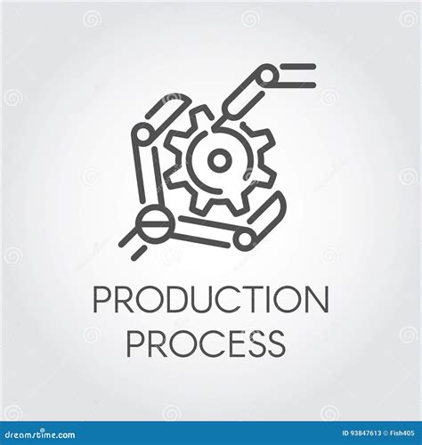 Linear Production Icon From Business And Analytics Outline Collection