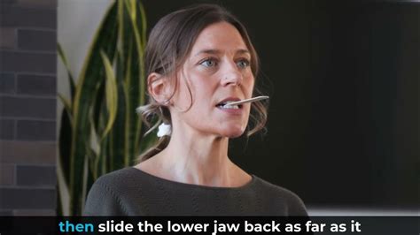 Lateral Pterygoid Stretch With Tongue Depressor Youtube