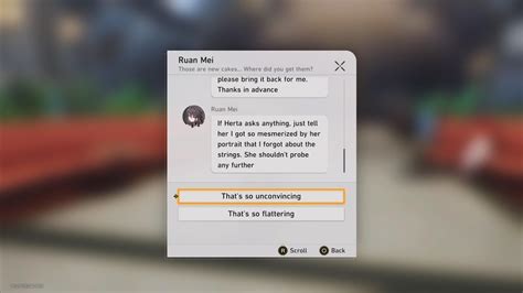 Ruan Mei Thinks Herta S Beauty Is Unquestionable Honkai Star Rail Messages Youtube