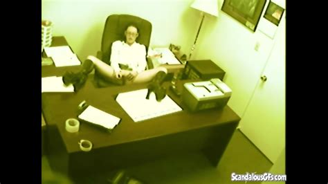 Secretary Fingering And Masturbating Pussy At Office Eporner