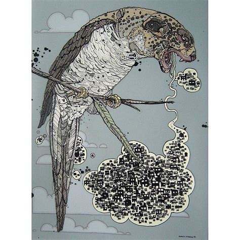 Tbt To 2005 Feline Faced Swift Spewing Ectoplasm Mylar Painting