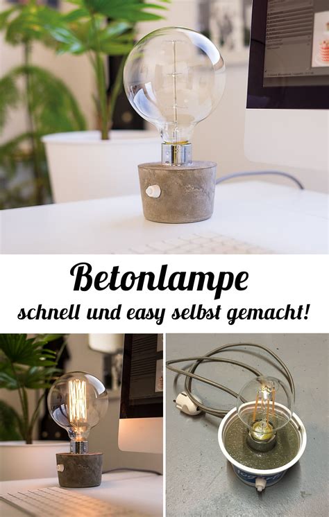 Minimalistische Betonlampe Diy Home Diy Decor