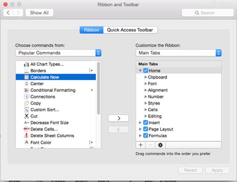 How To Use And Customize The Excel Toolbar On A Mac