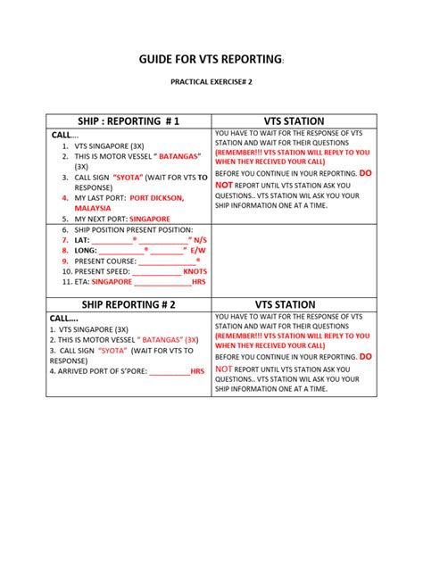 Guide For Vts Reporting Pdf