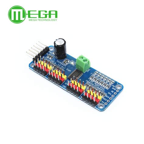 módulo de protección pca9685pw 16 canales 12 bits pwm servo driver